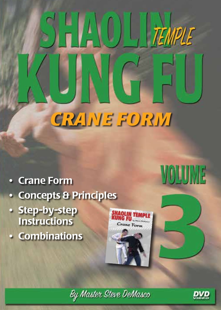 Shaolin Kung Fu #3 DVD Steve DeMasco Crane Form Concepts principles ...
