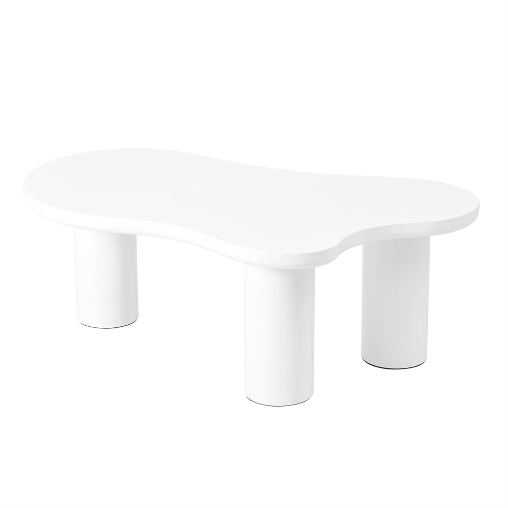 Shape Coffee Table For Living Room,Accent Table With 3 Legs, Round ...