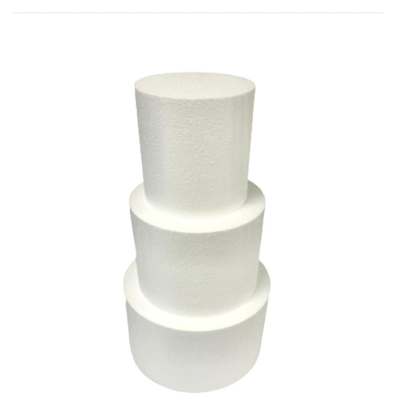 Shape Innovation - 3 piece Round Cake Dummy Set 6", 8", & 10" by 6 ...