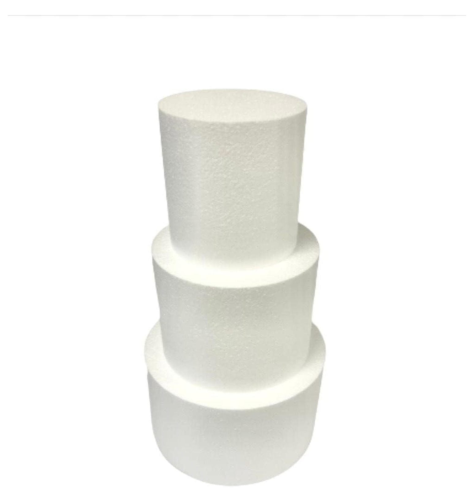 Shape Innovation - 3 piece Round Cake Dummy Set 6", 8", & 10" by 6 ...