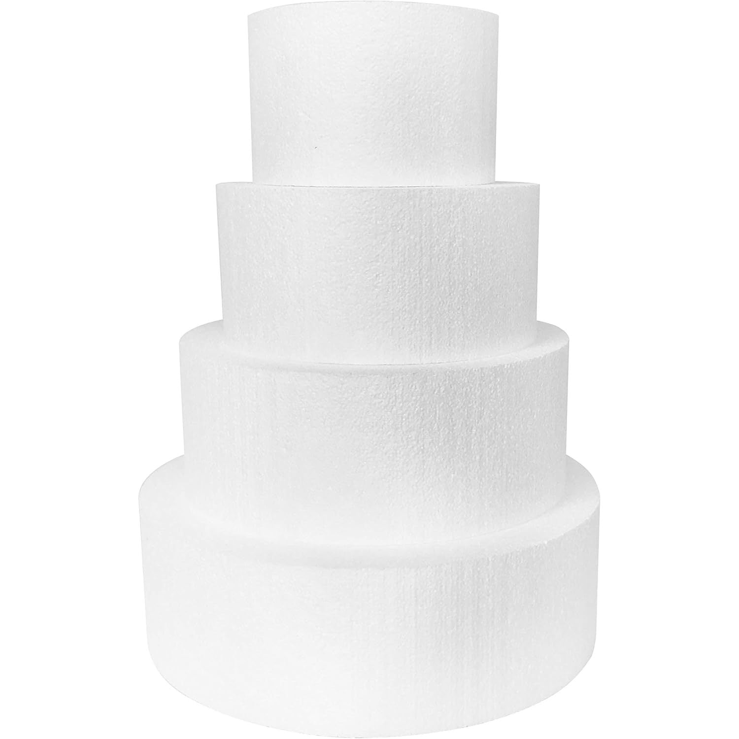 Shape Innovation - 4 piece Round Cake Dummy Set 6", 8", 10" & 12" by 4 ...