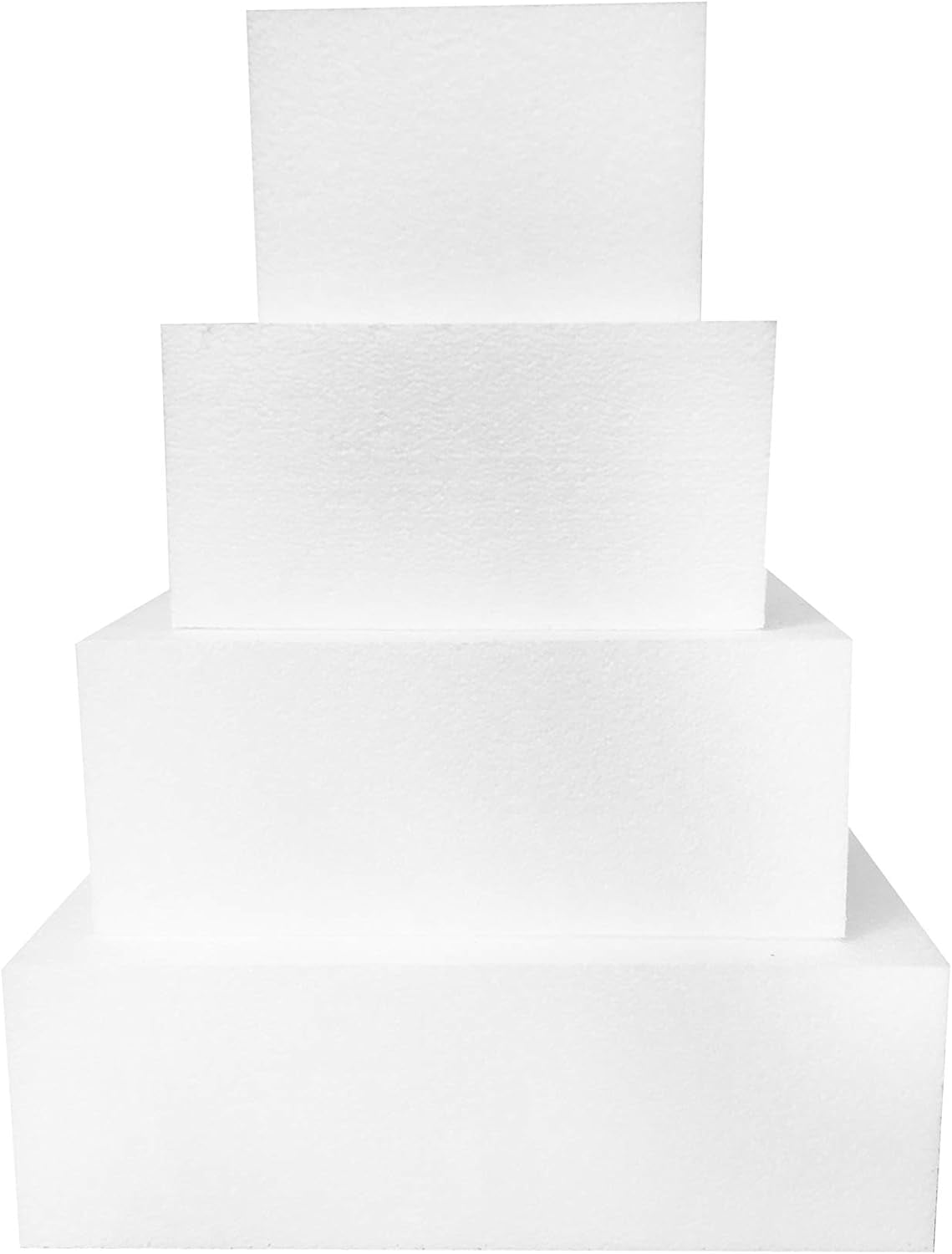 Shape Innovation - Square 4" Cake Set - Set Of 4, Each 4" High By 6", 8 ...