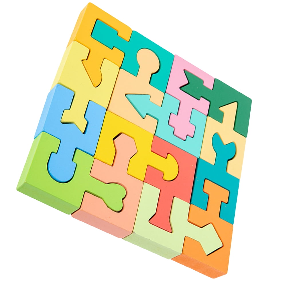 Shape Matching Blocks Early Education Toy Shape Matching Puzzle Child ...