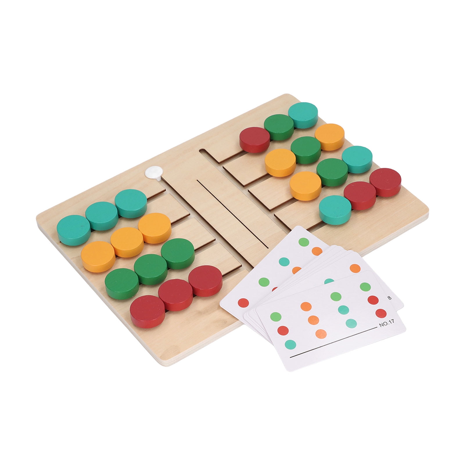 Shape Matching Brain Teaser Colorful Logic Wooden Early Educational ...