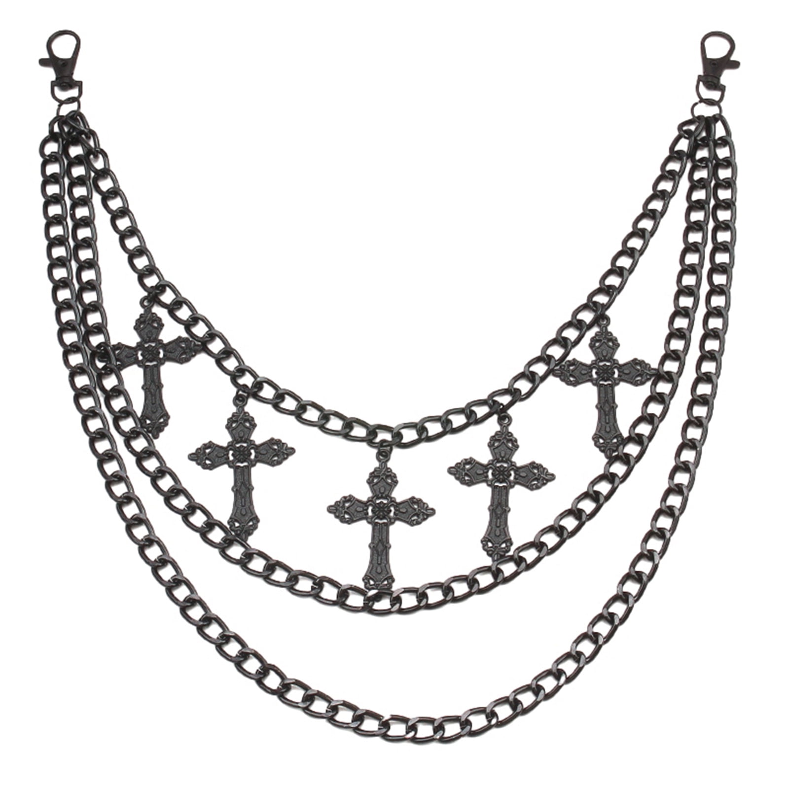 Shape Pendant Pant Chain Street Cultures Enthusiasts Multiple Layer ...
