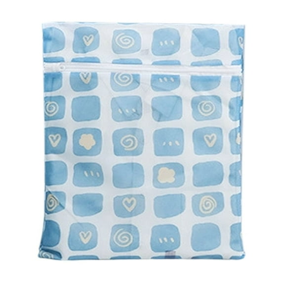 Shape Retention Anti Tangles Thick Meshes Washing Bag Zippered Closure ...