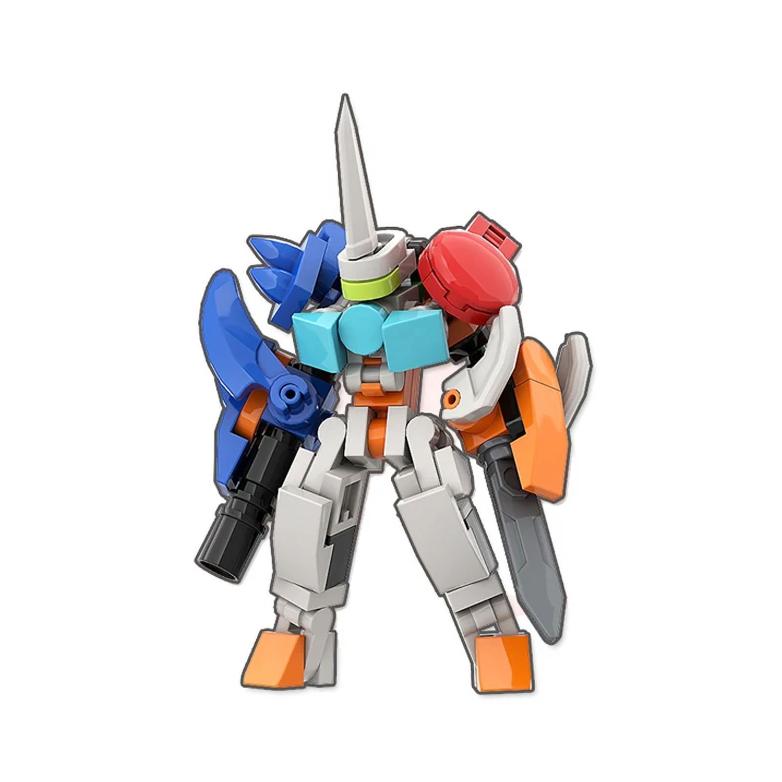 Shape-Shifting Robot MOC Exoskeleton Mecha Building Blocks Miniature ...