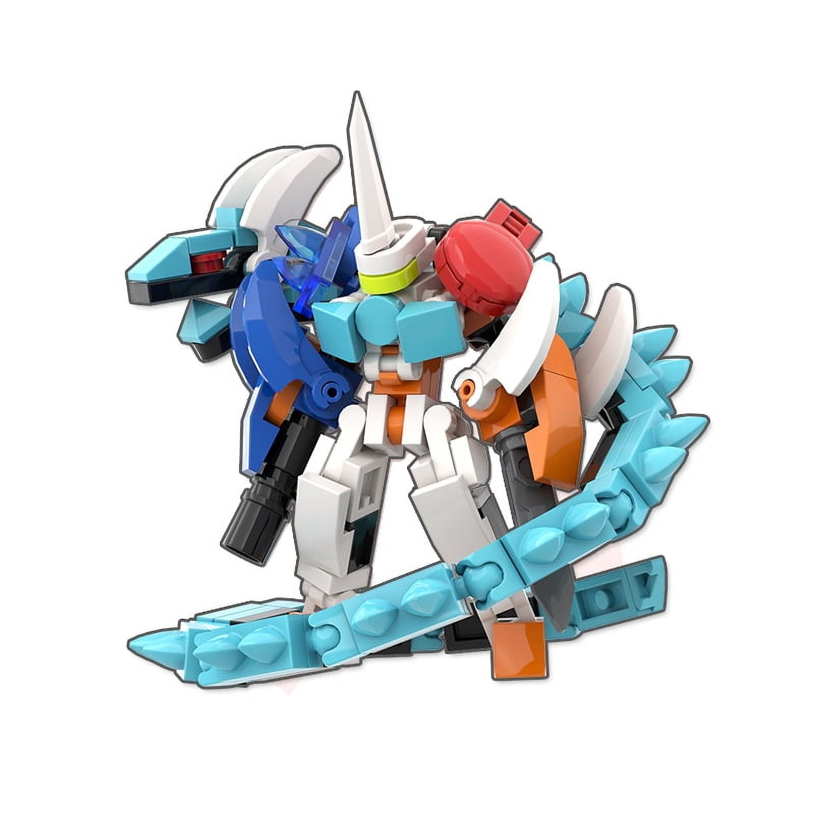 MOC Exoskeleton Mecha Building Blocks Small Particle Miniature Battle ...