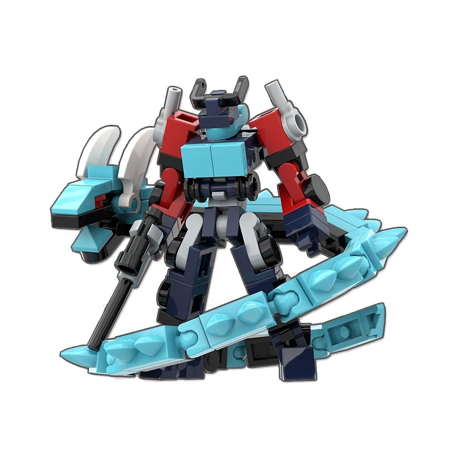 Shape-Shifting Robot MOC Exoskeleton Mecha Building Blocks Miniature ...