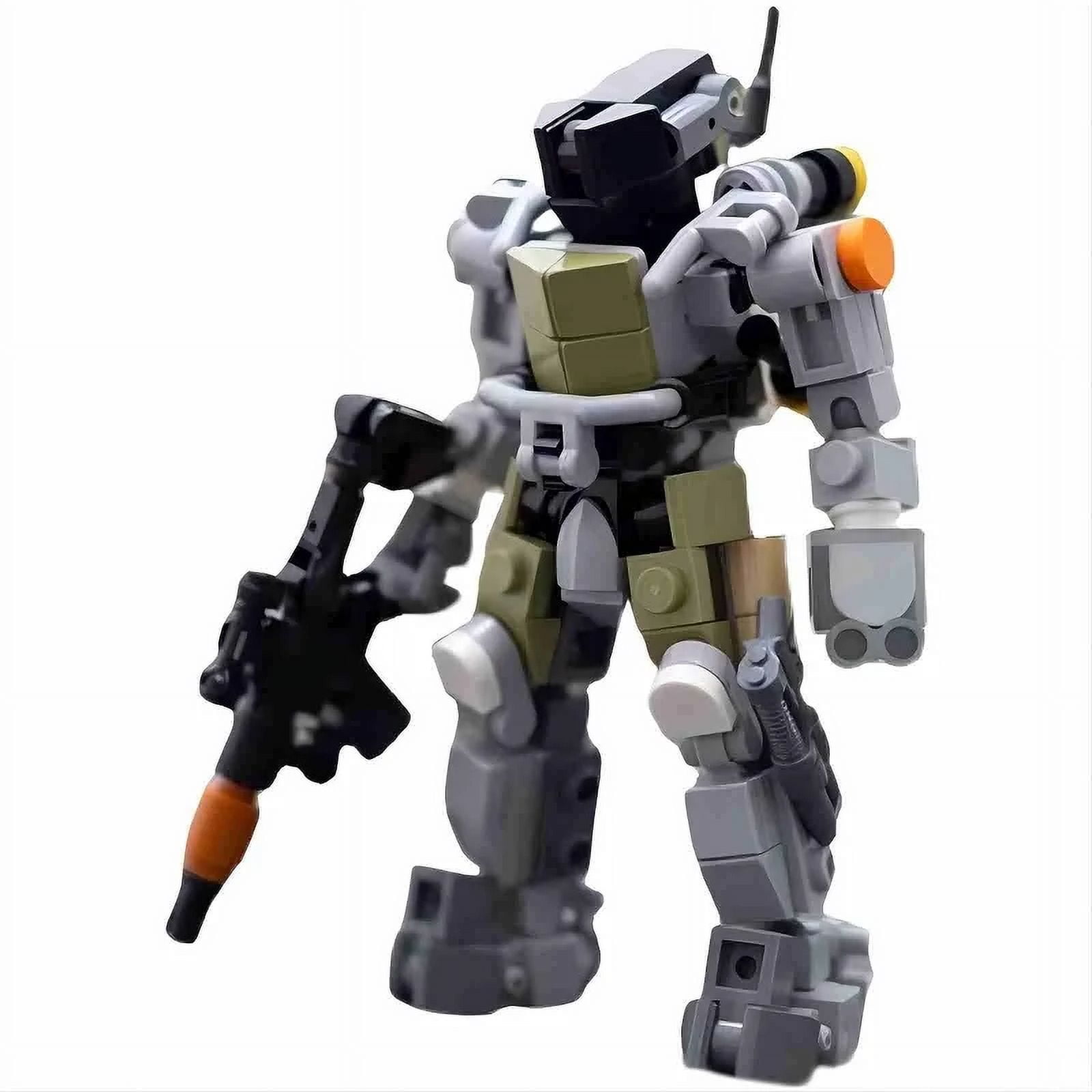 Shape-Shifting Robot MOC Exoskeleton Mecha Building Blocks Miniature ...