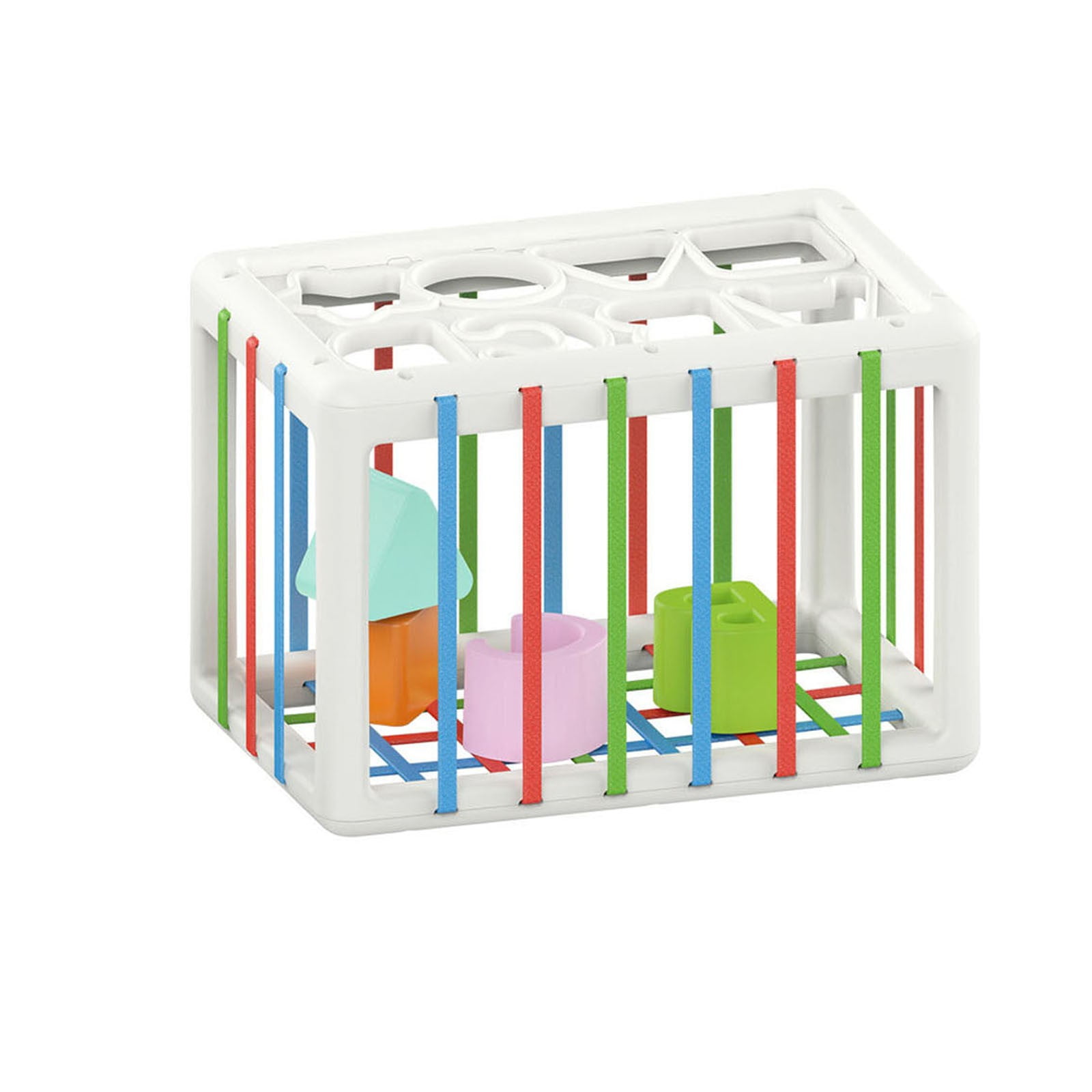 Shape Sorter Montessori Sensory Toy Upgrade | ABS Material | 6 Textured ...