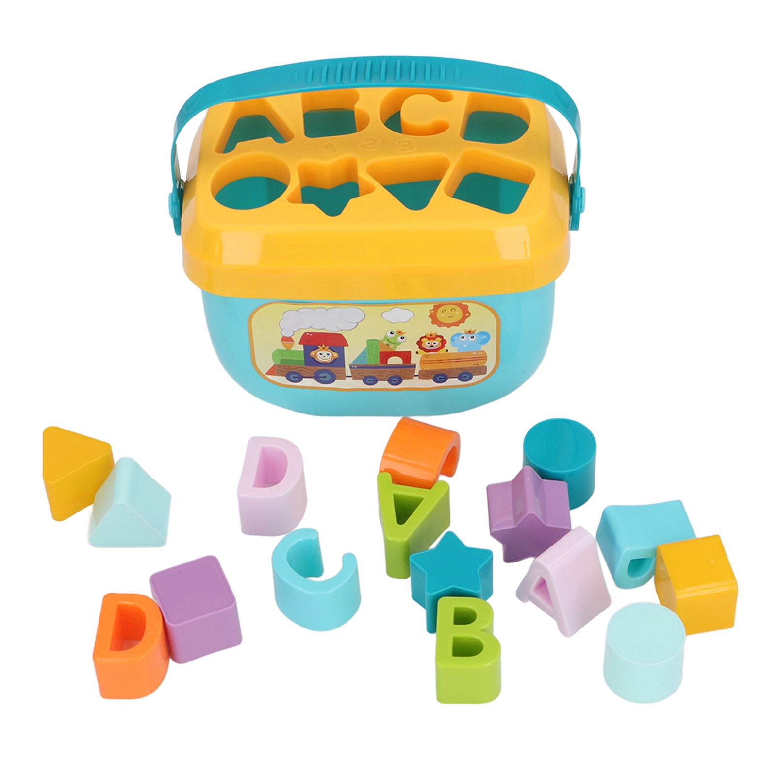 Shape Sorting Toys, Versatile Usage Geometric Block Sorter Multiple ...