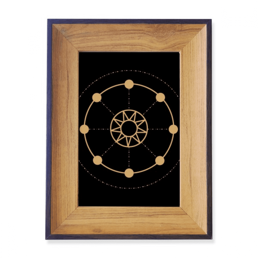 Shape Totem Geometry Sun Star Photo Frame Exhibition Display Art ...