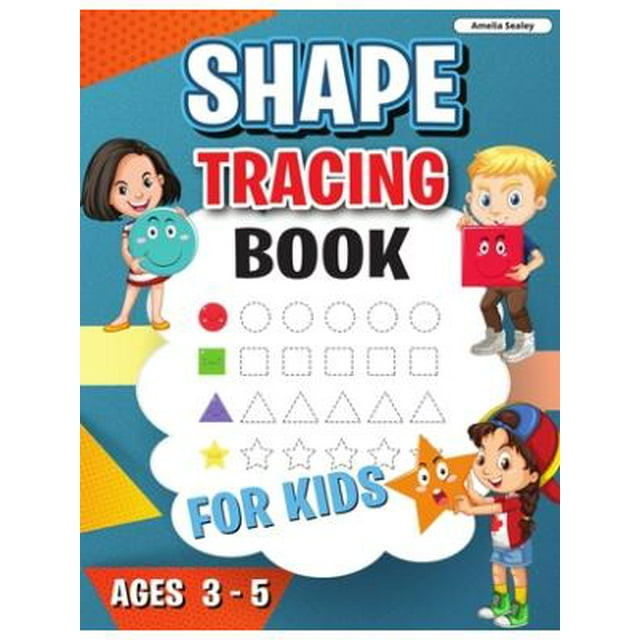 Shape Tracing Book: Shape Tracing Book for Preschoolers, Homeschool ...