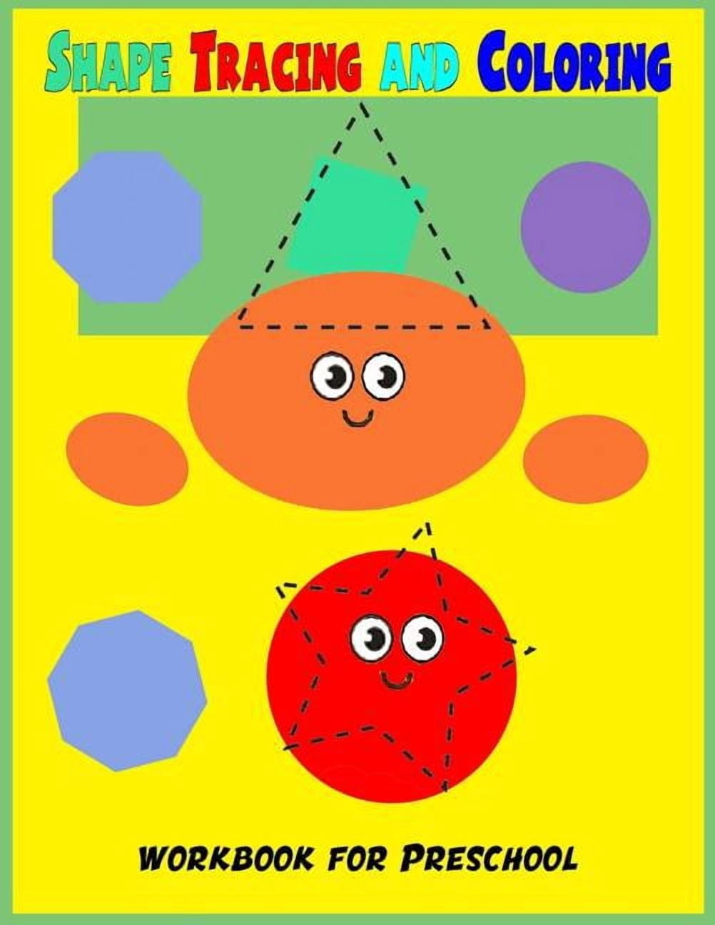 Shape Tracing and Coloring Book for Kids Shape Tracing and Coloring ...