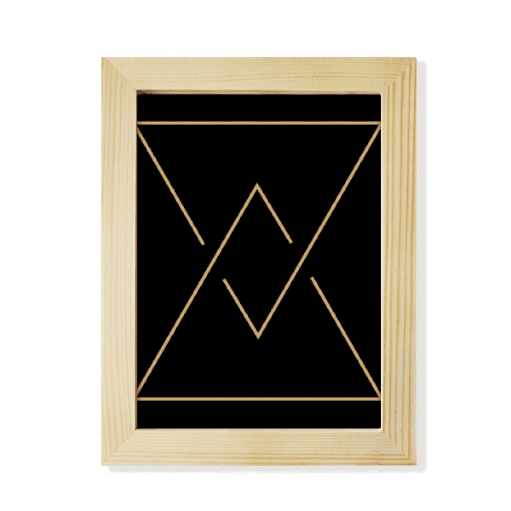 Shape Triangle Symbol Totem Pattern Desktop Adorn Photo Frame Display ...