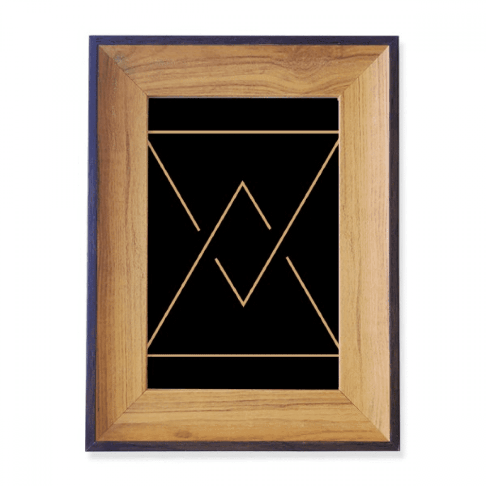 Shape Triangle Symbol Totem Pattern Photo Frame Exhibition Display Art ...