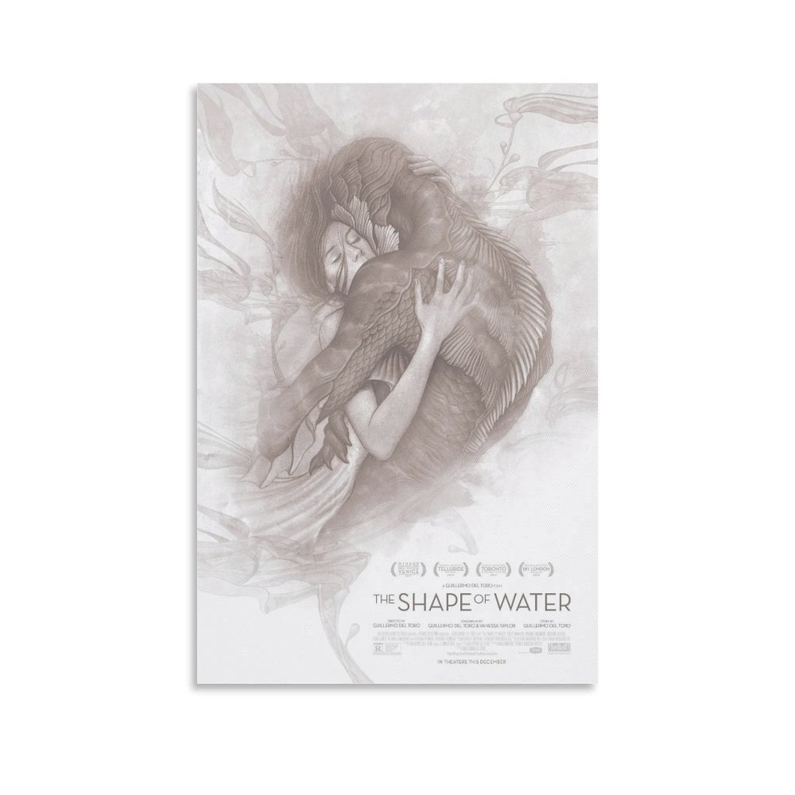 The Shape of Water Classic Movie Poster Poster Cool Artworks Painting ...