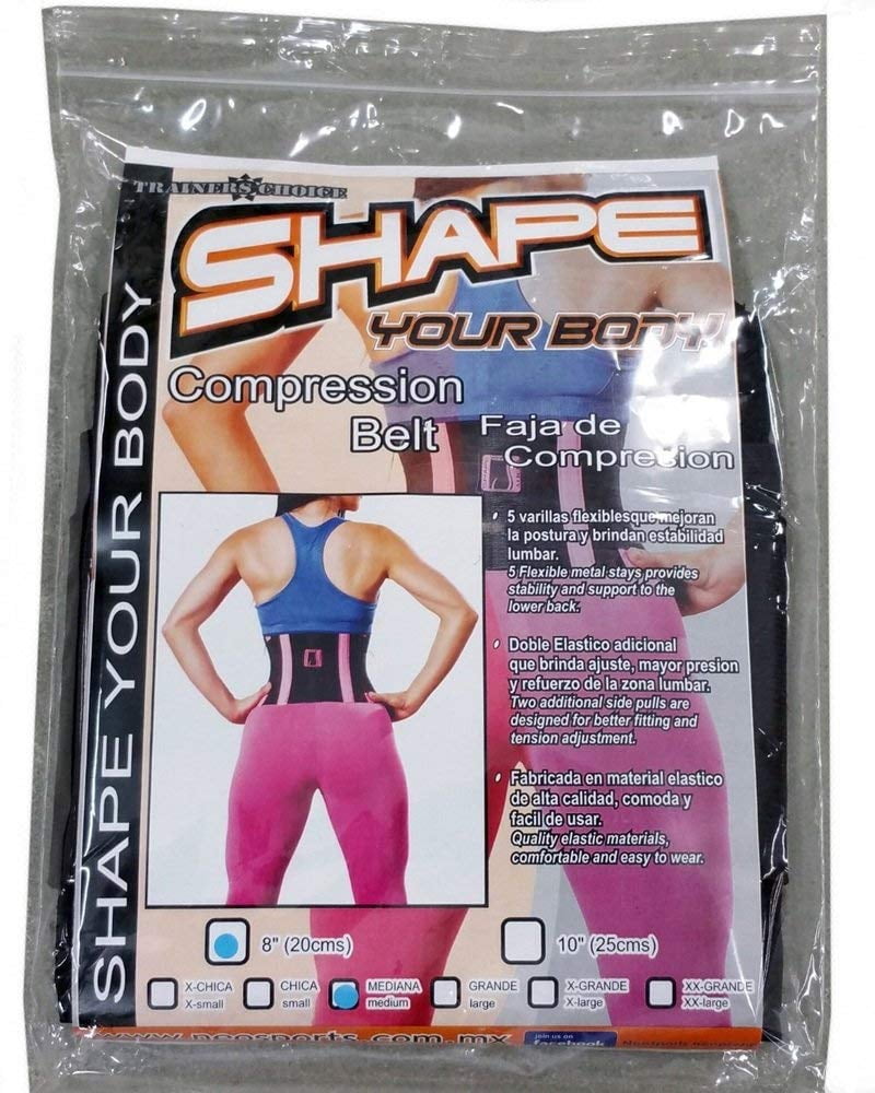 Shape Your Body Compression Belt - NeoSports - Waist Trimmer - Back ...