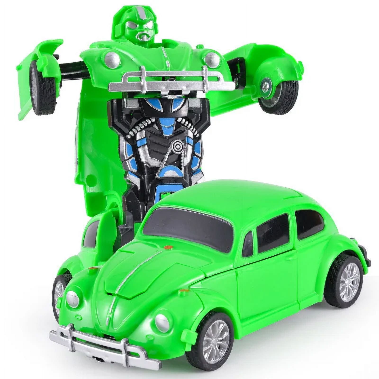 Shape-shifting toy car inertial impact one-button shape-shifting boy ...