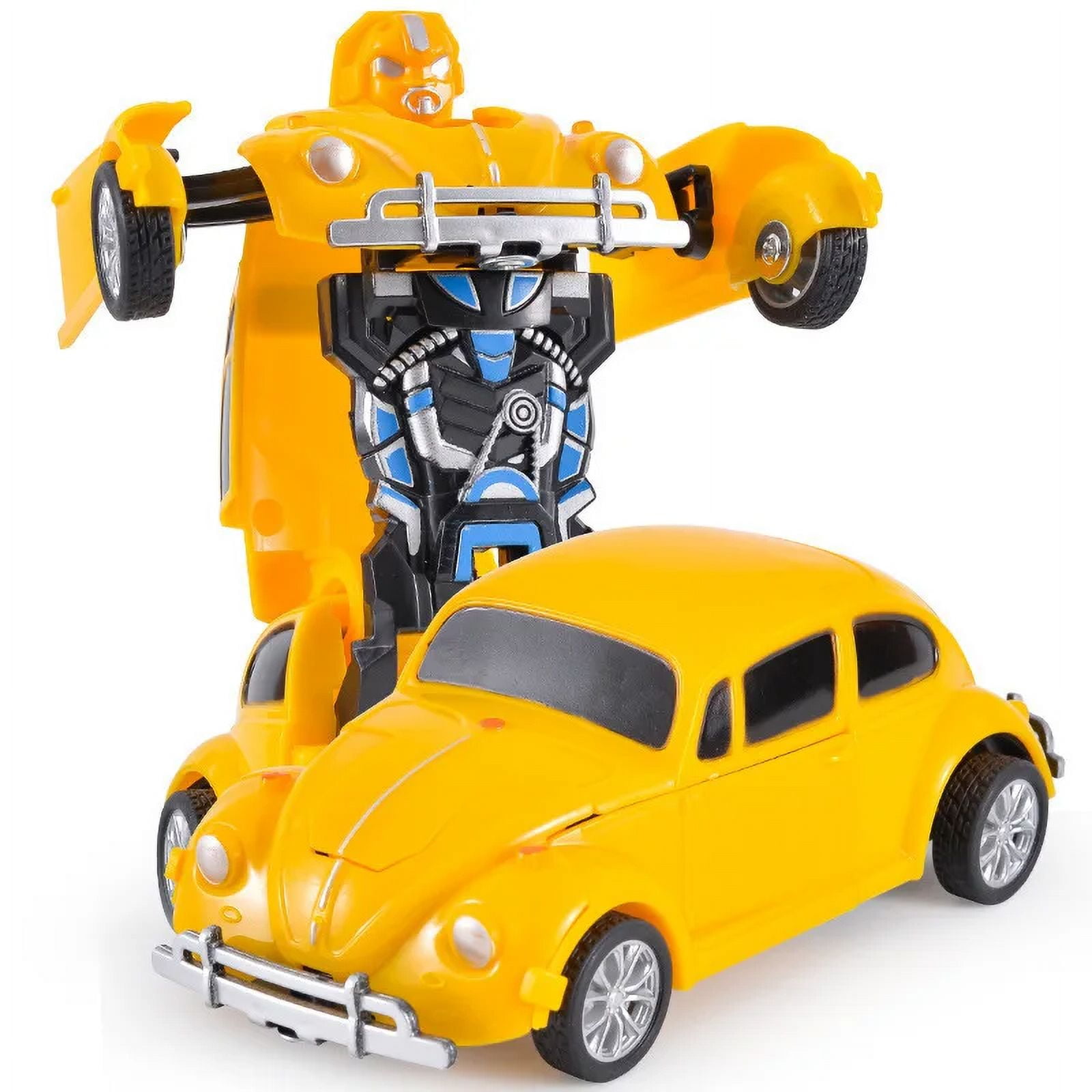 Shape-shifting toy car inertial impact one-button shape-shifting boy ...