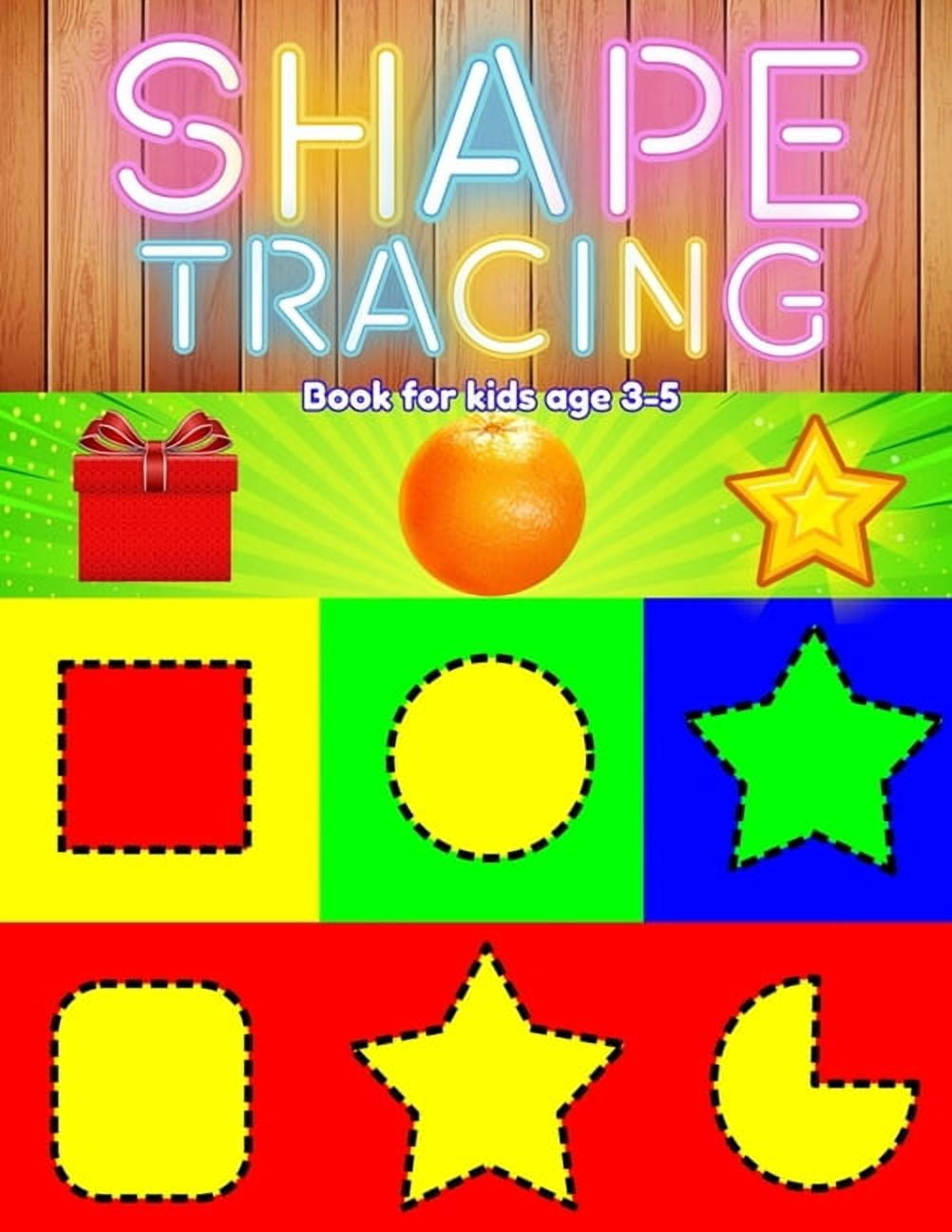 Shape tracing books for kids ages 3-5: shape, pattern, line, number ...