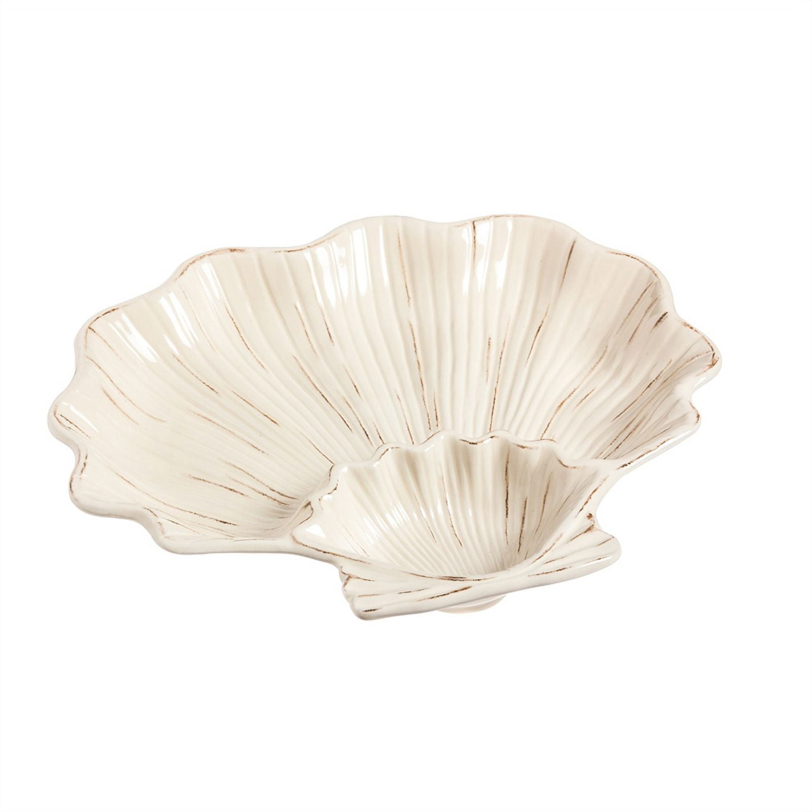 Shaped Ceramic Chip N Dip, Shell - Walmart.com