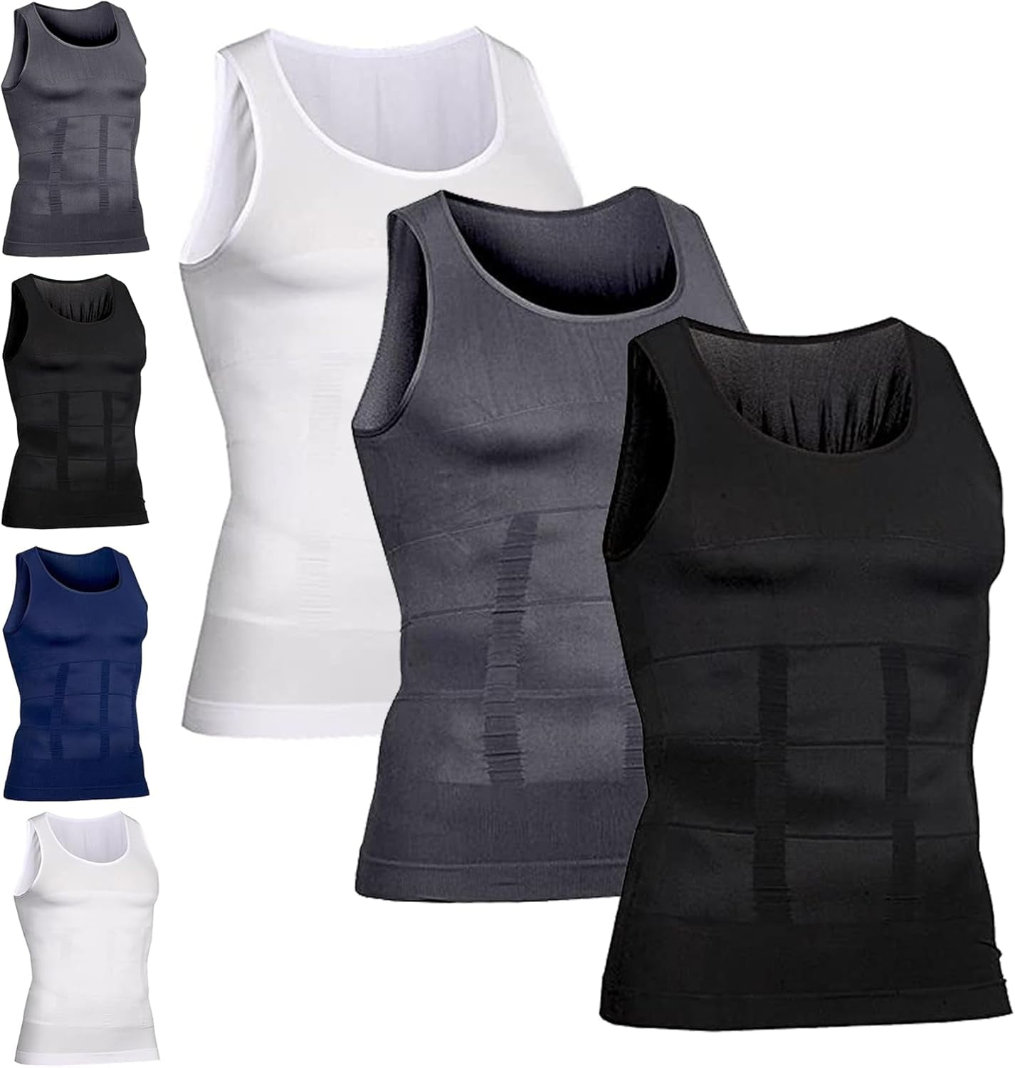 Shaperluv Men's Compression Top - High-Performance Shaping Vest for Men ...