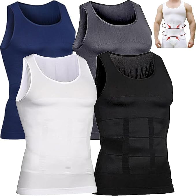 Shaperluv for Men, 2025 Shaperluv Tank 2.0 Mens Big and Tall, 3 Pack ...