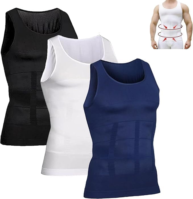 Shaperluv for Men, 2025 Shaperluv Tank 2.0 Mens Big and Tall, 3 Pack ...