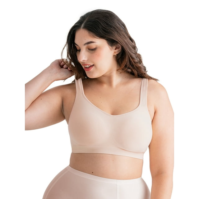 Shapermint Core Wireless Shaper Bra for Women – Comfortable Support with Adjustable Fit, Sizes S ...