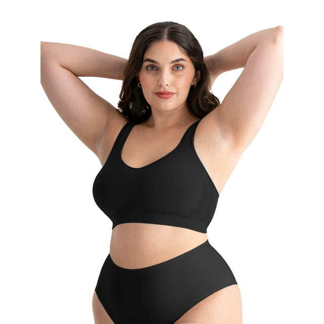 Shapermint Core Wireless Shaper Bra with Extender, Sizes S to 4XL, Seamless Comfort Support ...