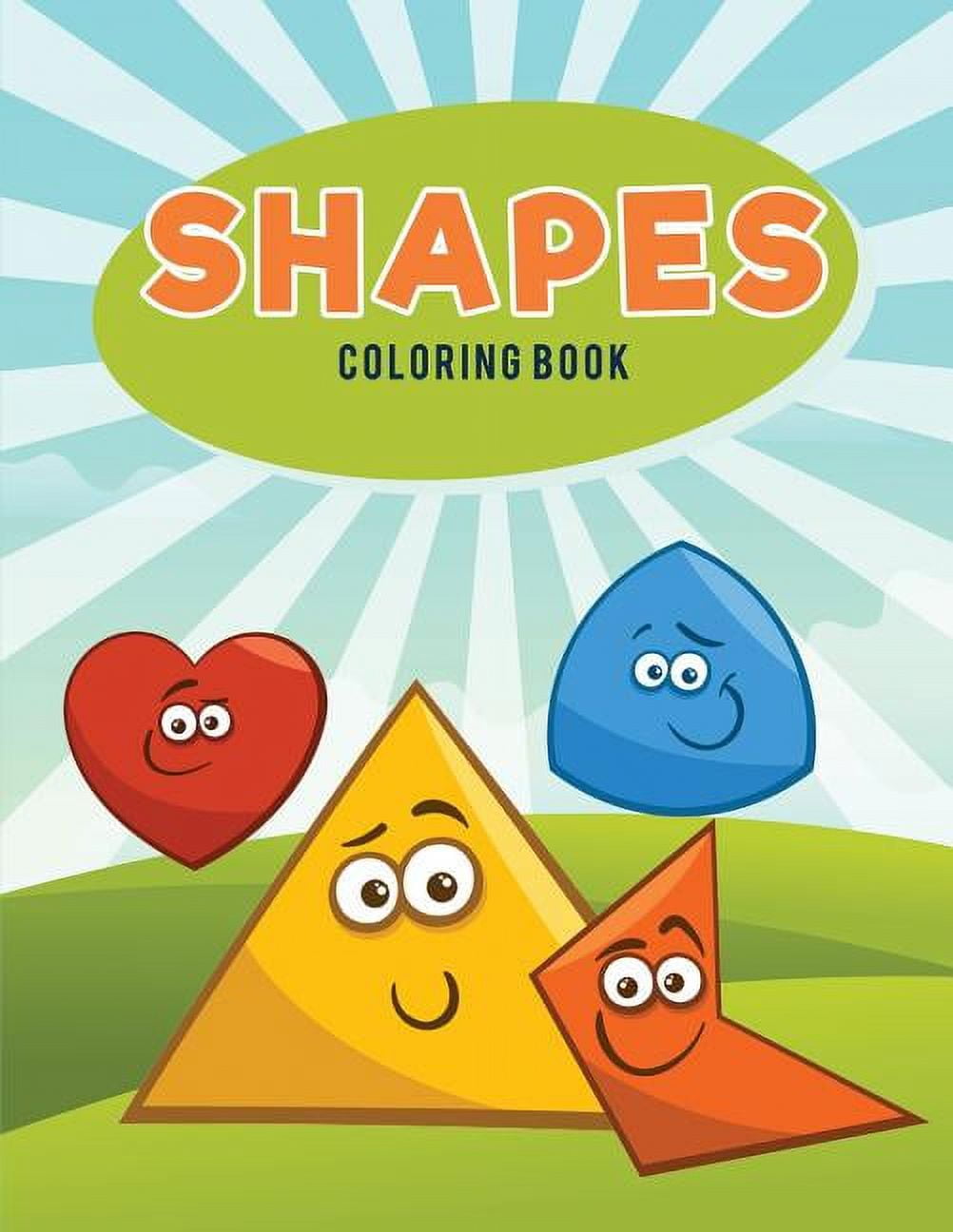 Shapes Coloring Book (Paperback) - Walmart.com