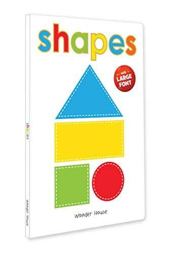 Pre-Owned Shapes : Early Learning Board Book With Large Font (Board ...