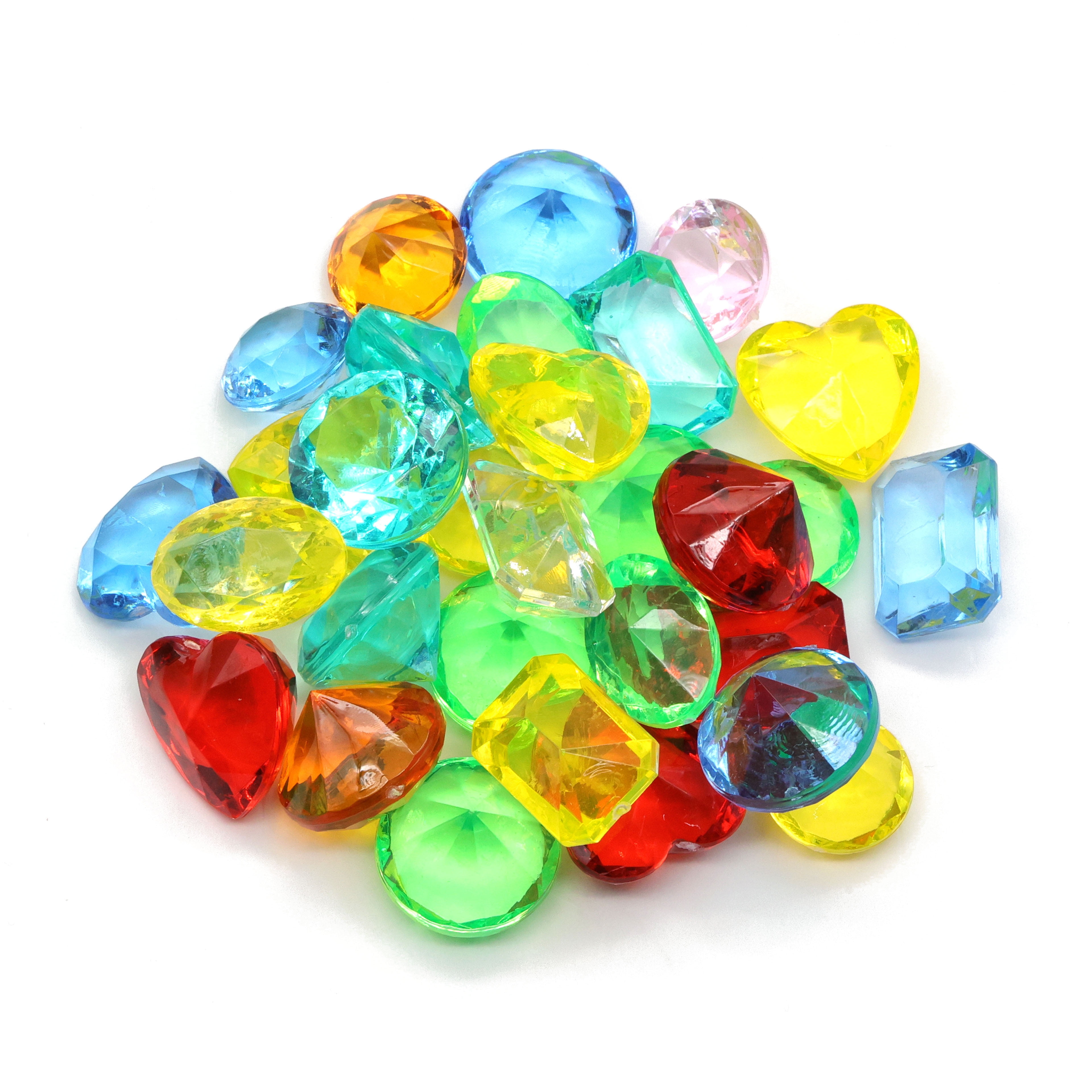 Shapes Mix Gems by Creatology™ 1.1lb assorted colors - Walmart.com