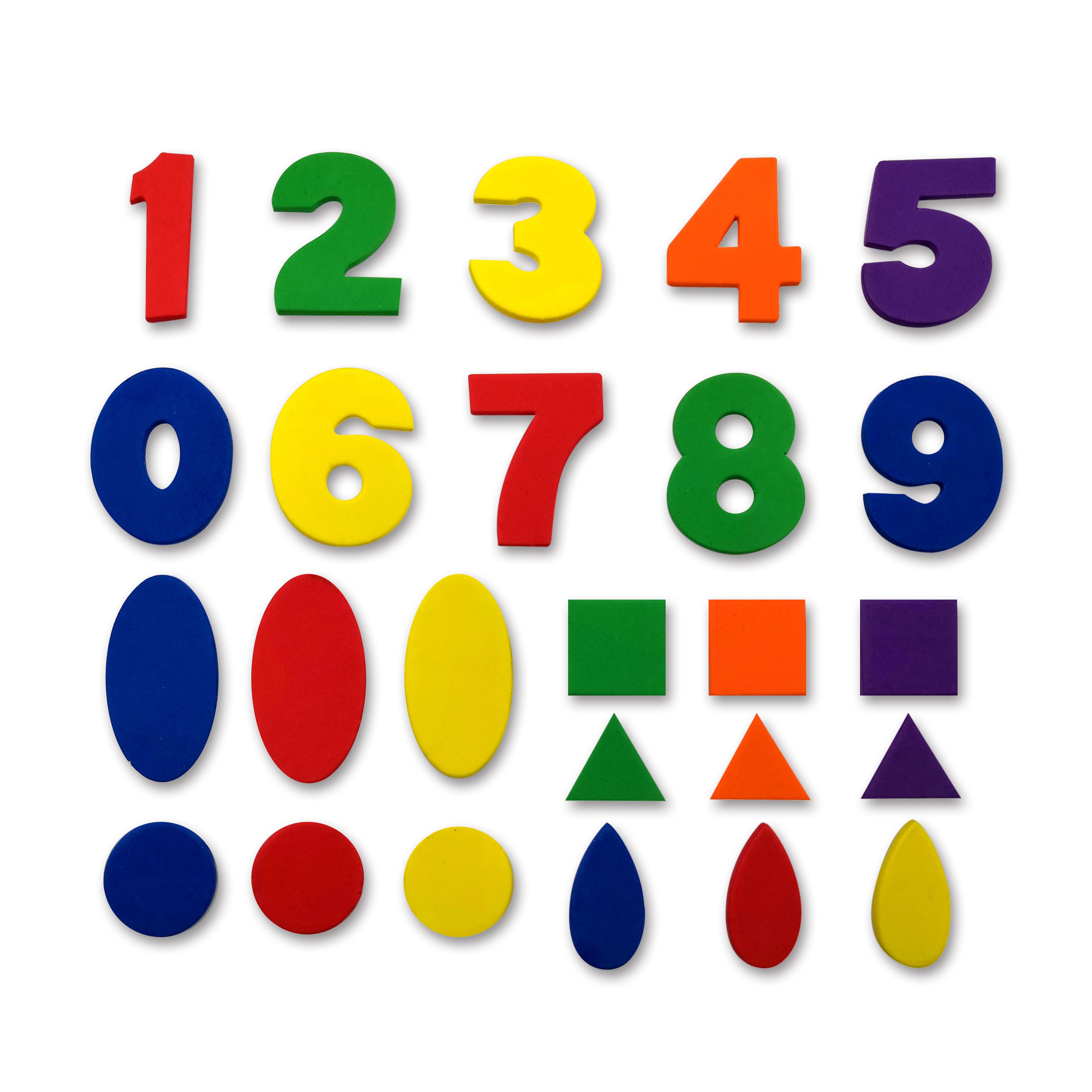 Shapes & Numbers Foam Stickers by Creatology™ - Walmart.com