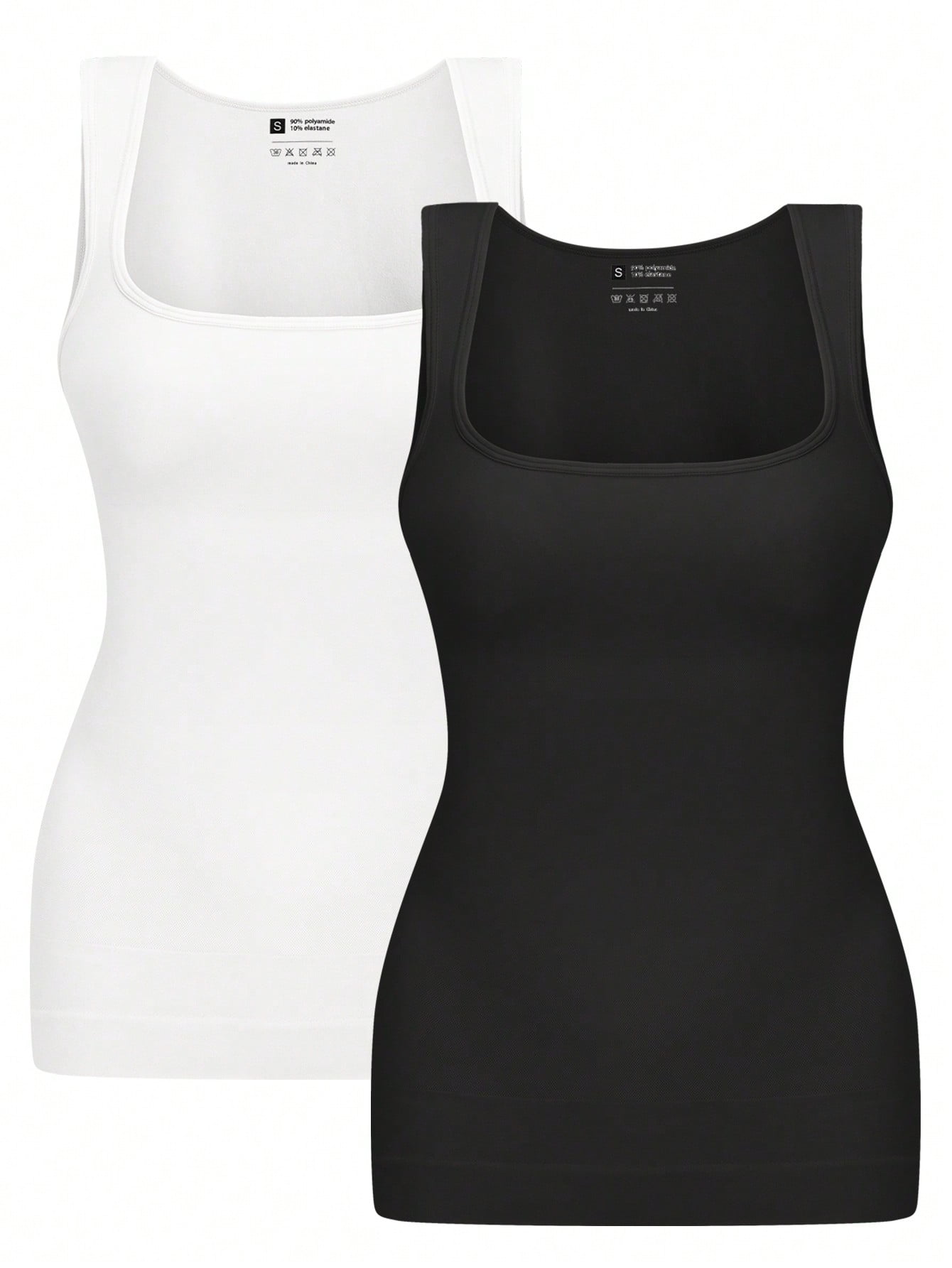Shapewear Tummy Control Tank Top Compression Tanks For Women Square ...