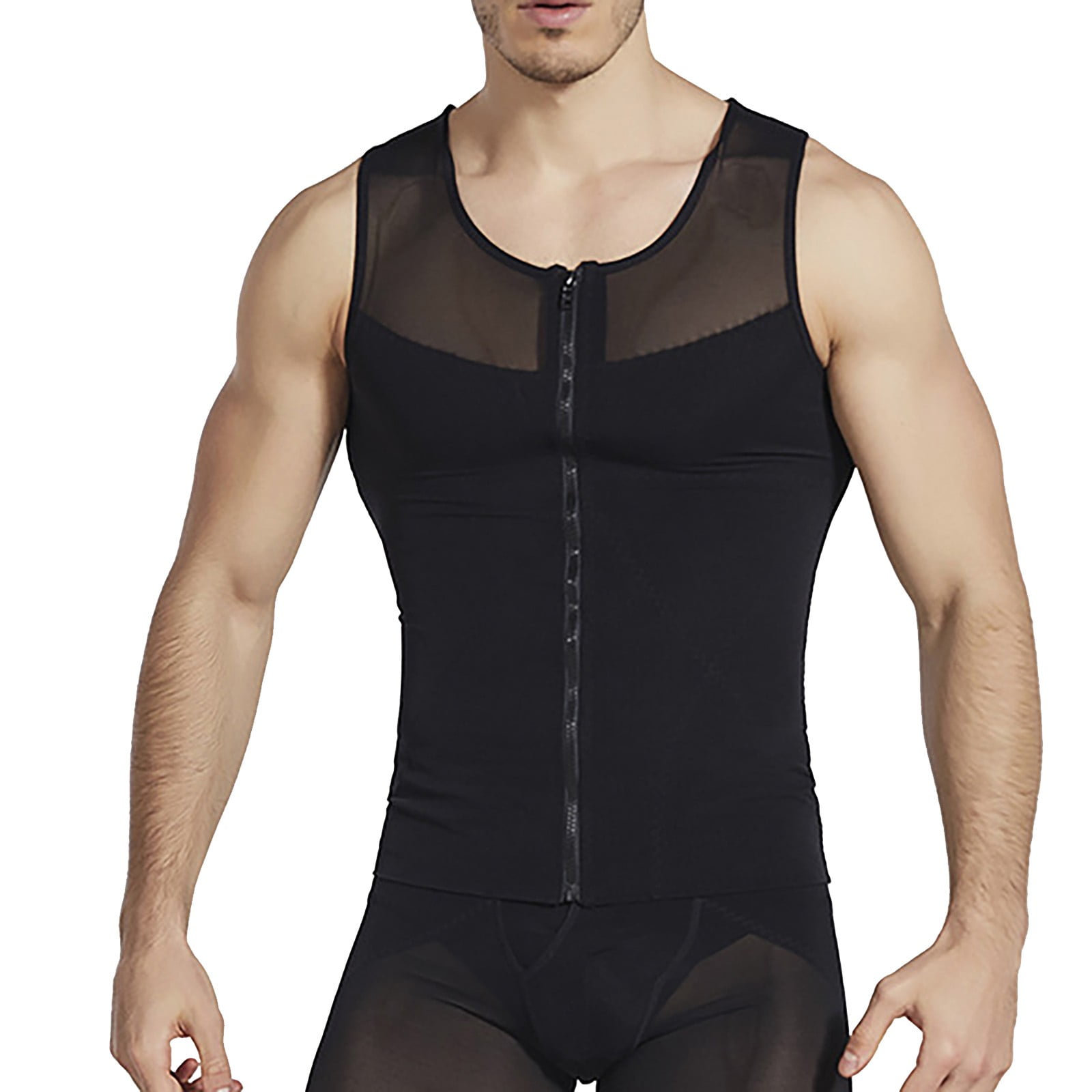 Shaping Clothes Vests Zippered Vests Shapefitting Clothes Men'S Corsets ...