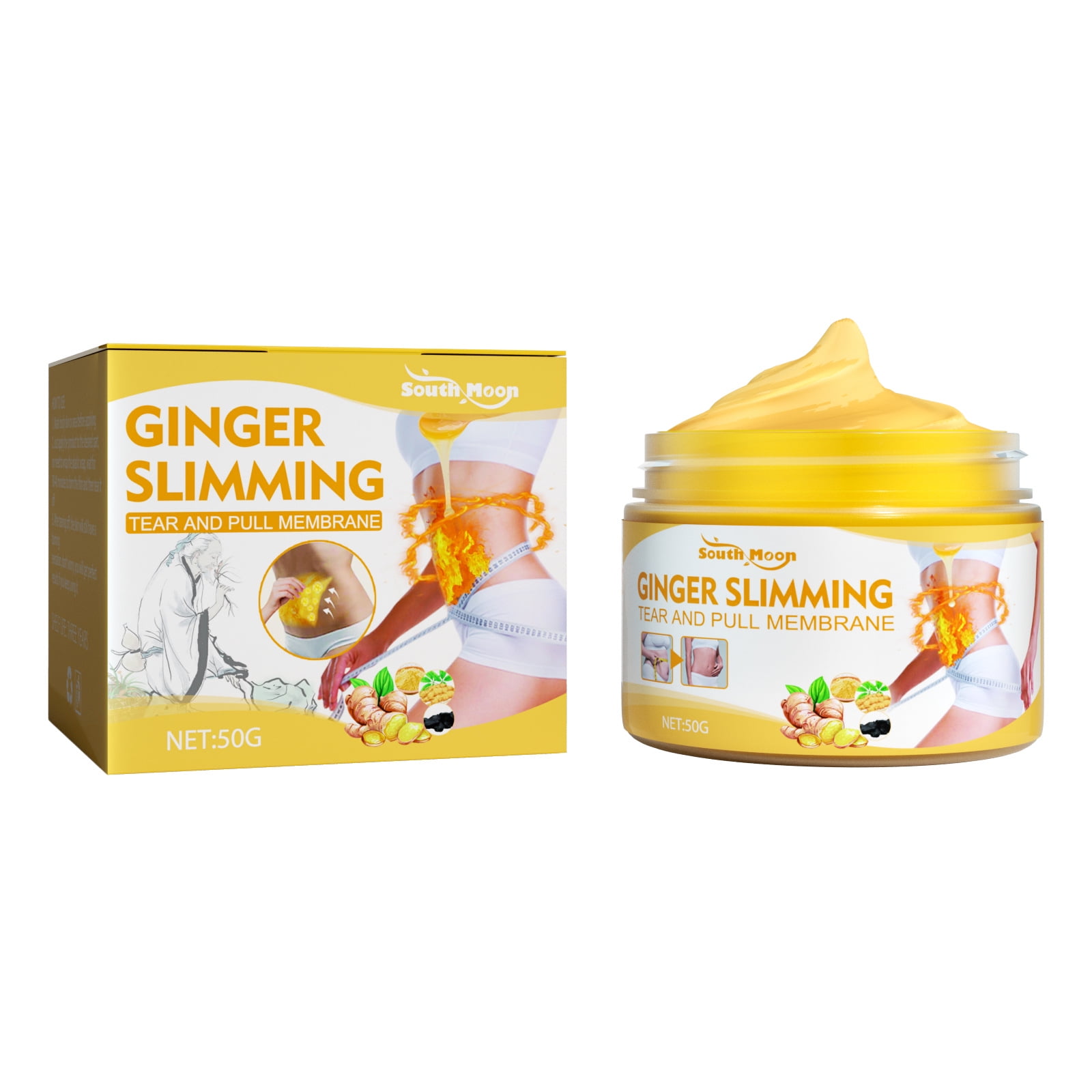 Shaping Ginger Therapy Fever Mask Tightens Double Chins, Big Belly ...