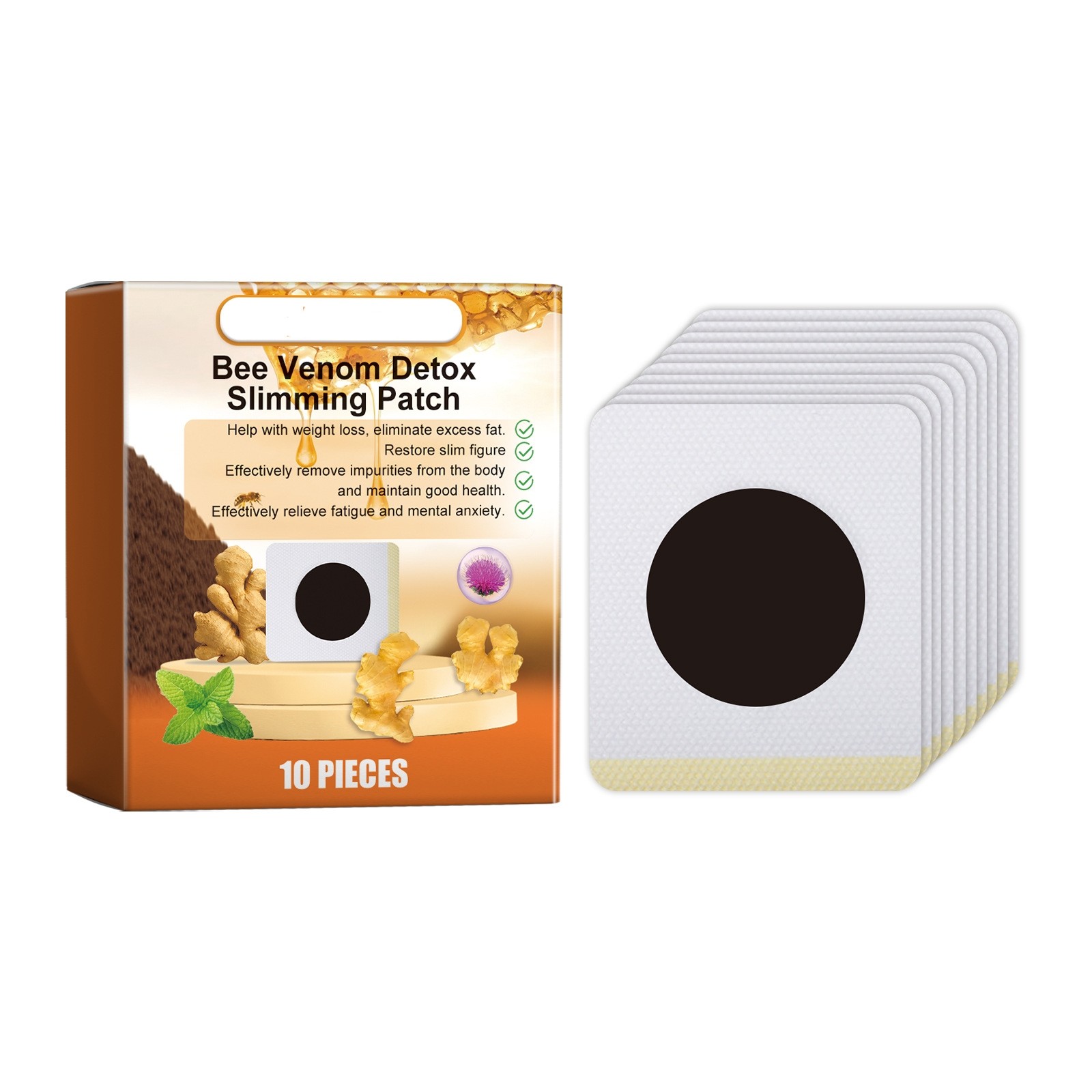 Shaping Patch Swelling and Firms Body Arms Meat Belly Button Patch ...