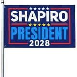 Shapiro 2028 Flag Sign 4x6 Shapiro 2028 For President Flag Banner ...