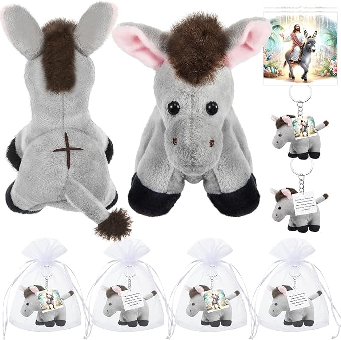Shappy Donkey Plush Toy Religious Stuffed Animal First Communion Gift ...