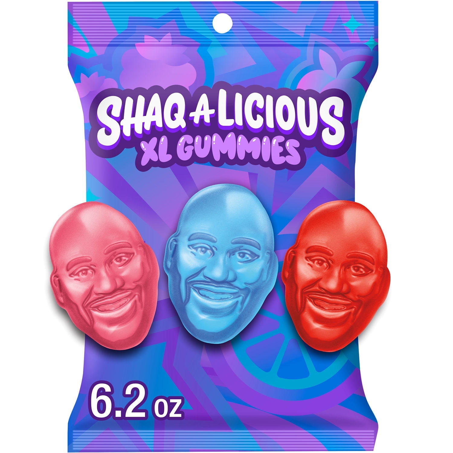 Shaq-A-Licious Xl Gummies Original Flavor Chewy Candy,1PACK - Walmart.com