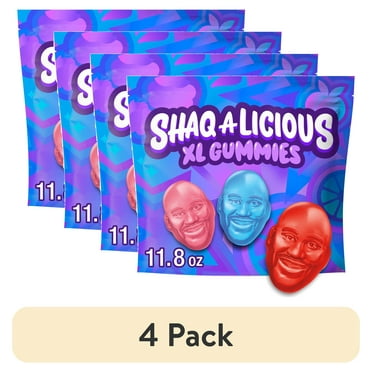 Shaq-A-Licious Xl Gummies Original Flavor Chewy Candy, Bag 6.2 oz-Pack ...