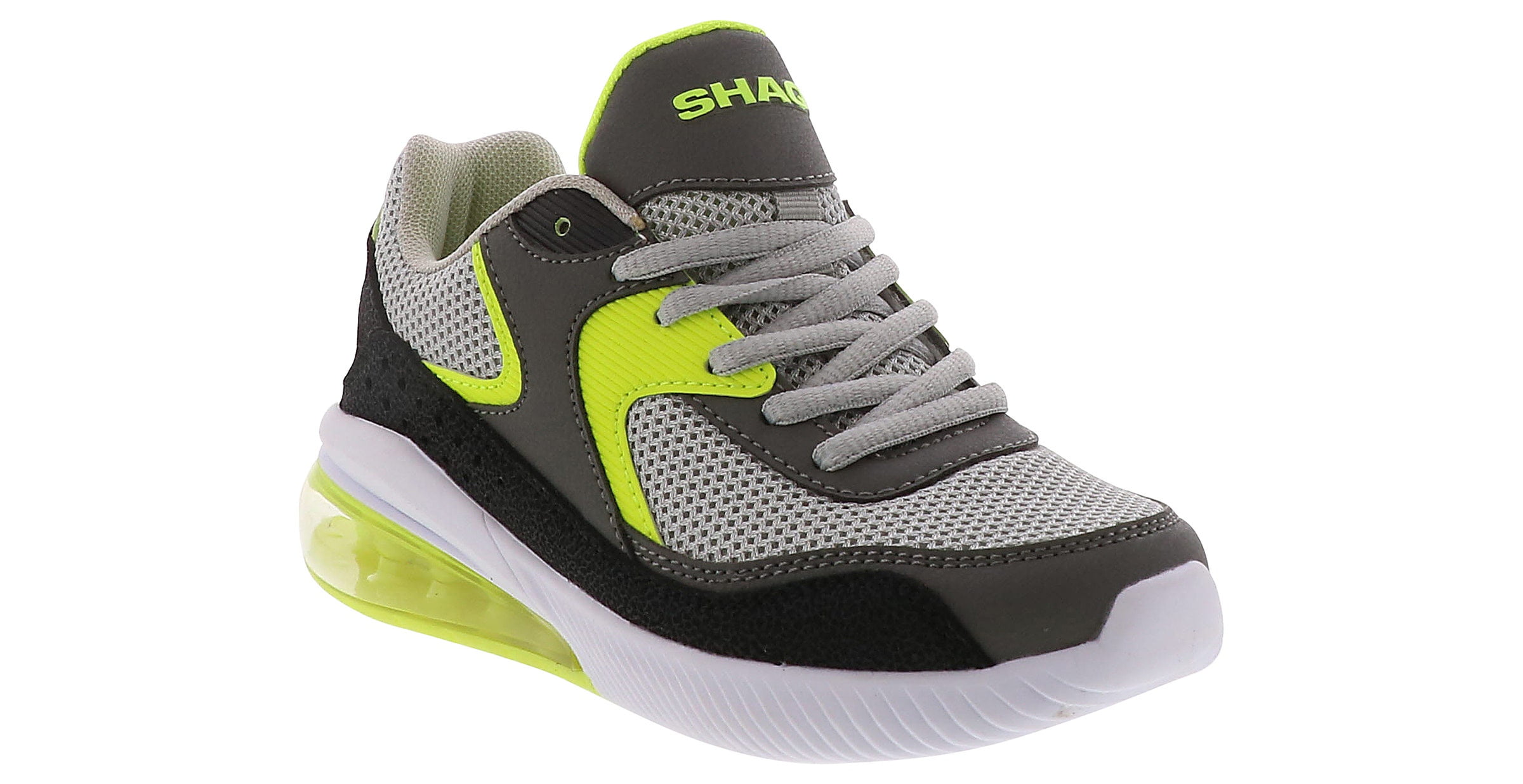 Shaq Armstrong Boys' (2-7) Wide-Width Running Sho Grey - Walmart.com