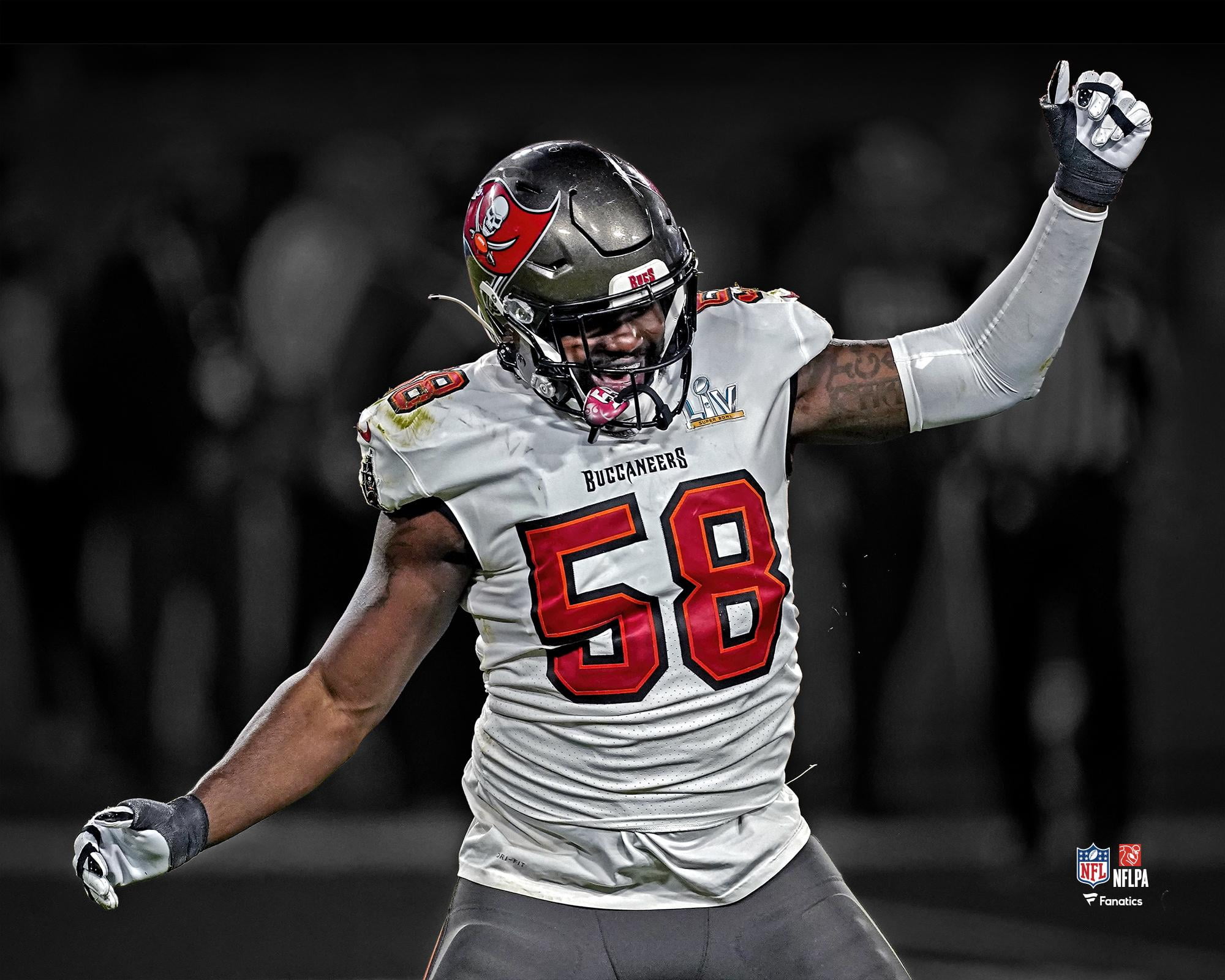 Shaquil Barrett Tampa Bay Buccaneers Unsigned Play Reaction Photograph ...