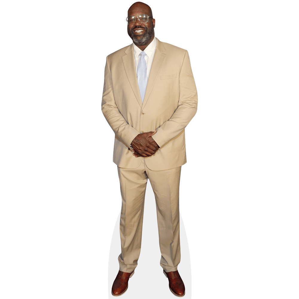 Shaquille O'Neal (Cream Suit) Lifesize Cardboard Cutout Standee ...
