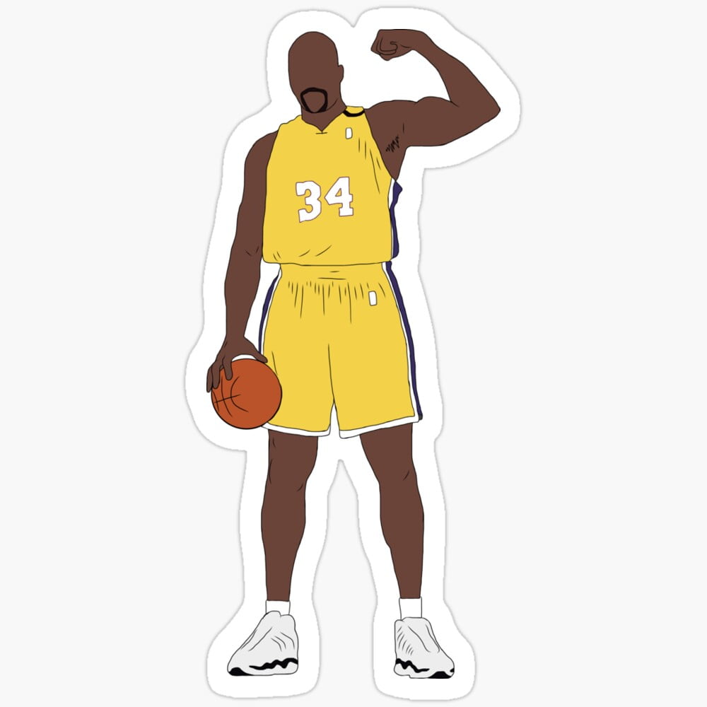 Shaquille O'Neal Flex Sticker Phone Decal Water Bottle Stickers Car ...