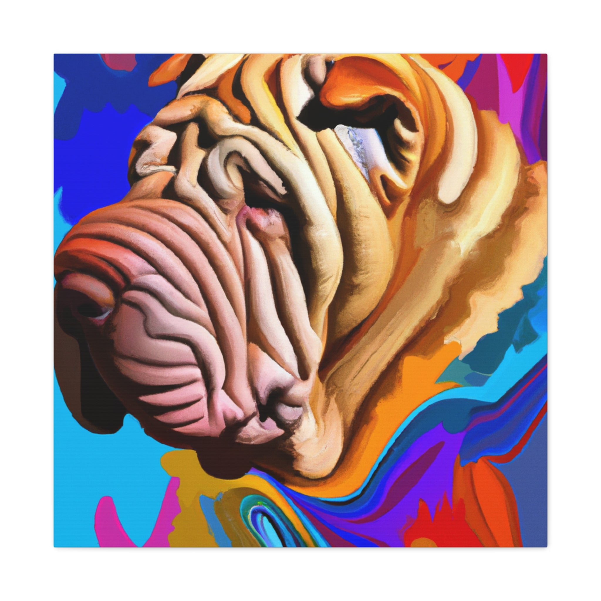 "Shar Pei Pop Art" - Canvas - Walmart.com