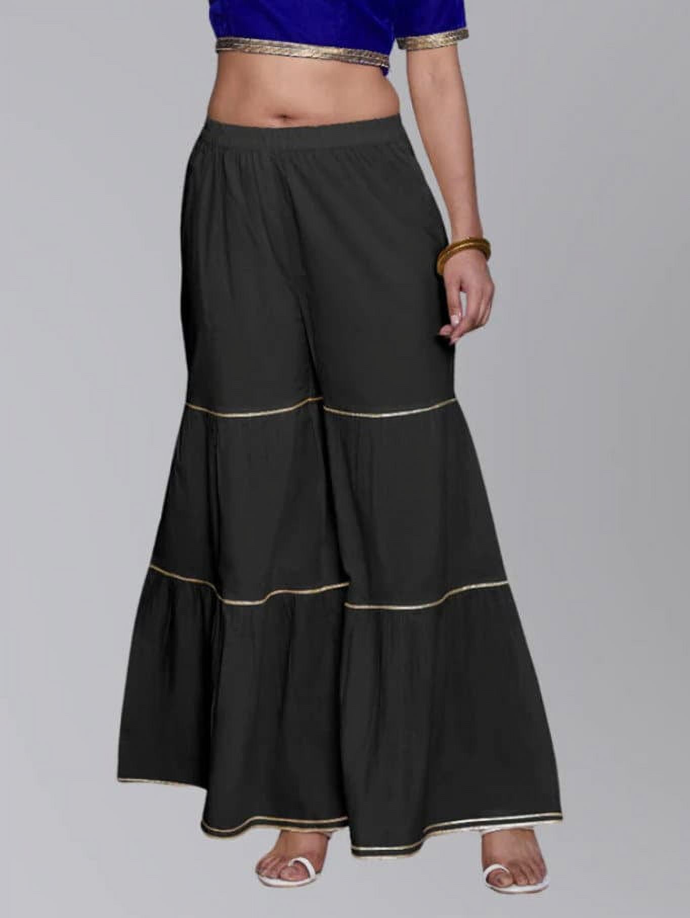 Sharara for Women | White Cotton Sharara | Sharara Pants | Women Wide ...